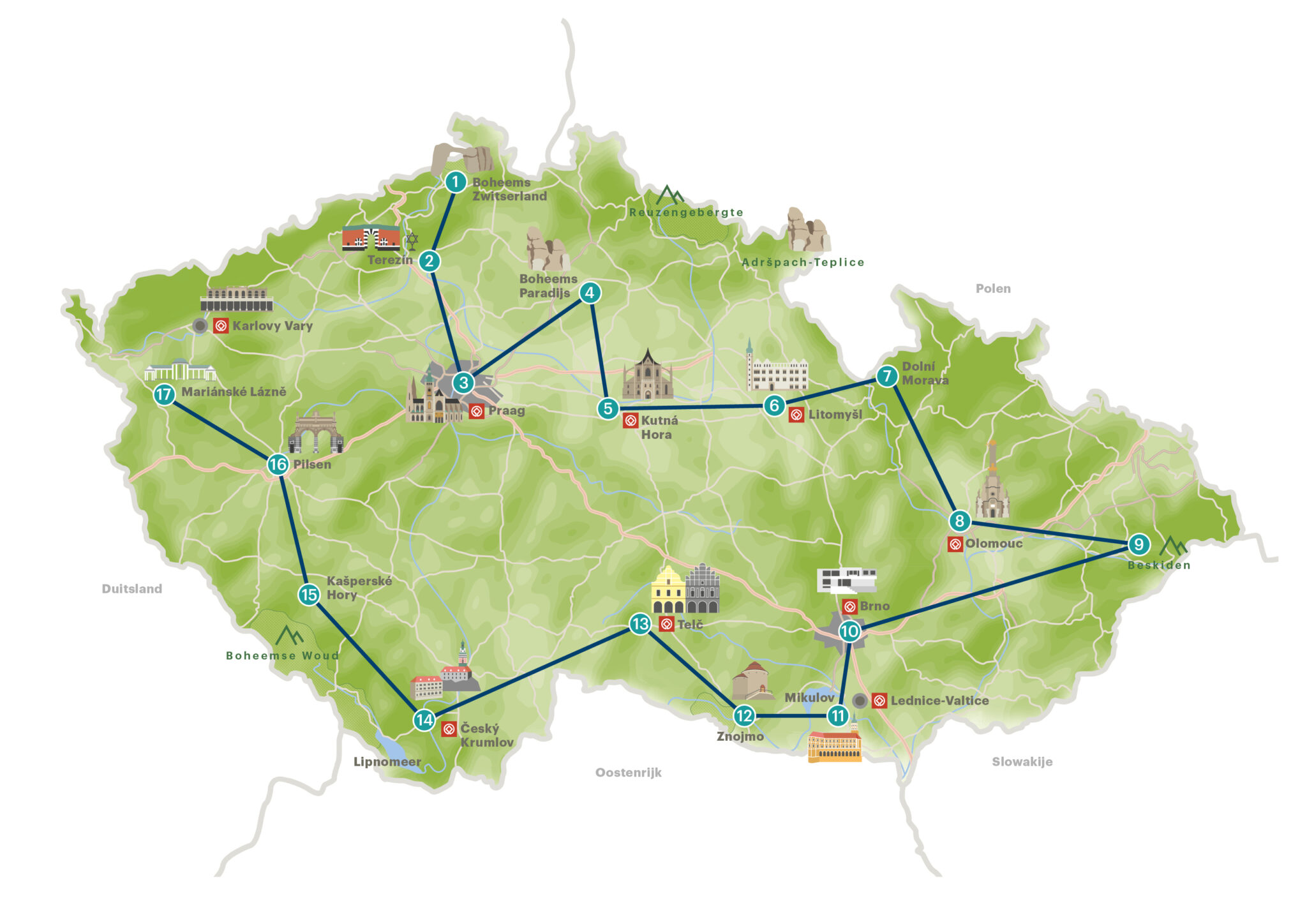 De ultieme roadtrip door Tsjechië: reisroute voor 3 weken